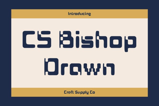 CS Bishop Drawn Font - Download Free Font