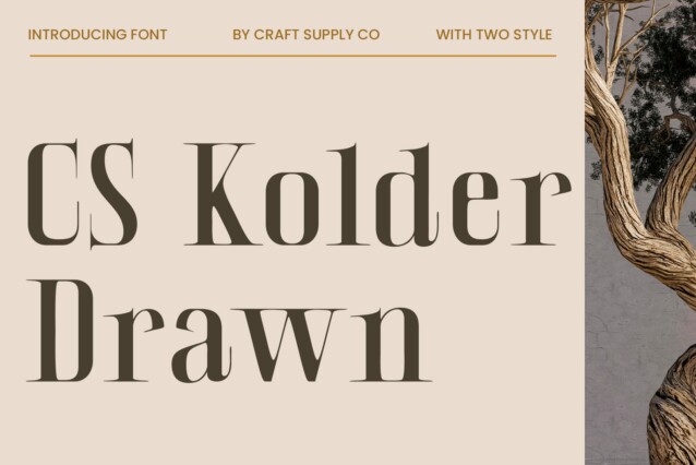 CS Kolder Drawn Font - Download Free Font