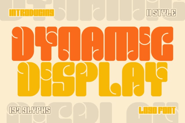Dynamic Display Font Family - Download Free Font