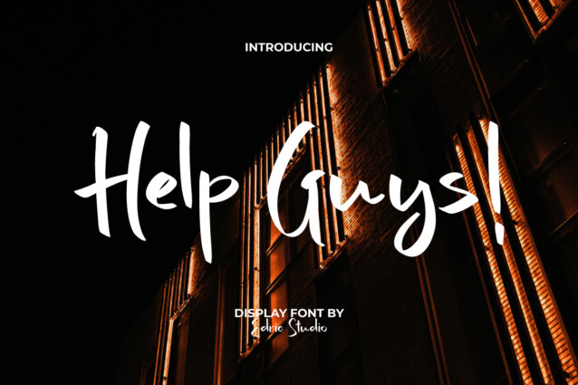 Help Guys Font - Download Free Font