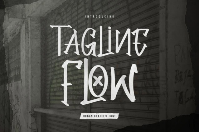 Tagline Flow Font - Befonts
