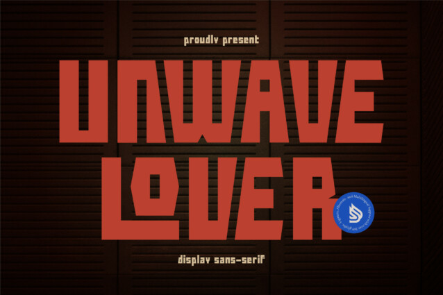 Unwave Lover Font - Befonts