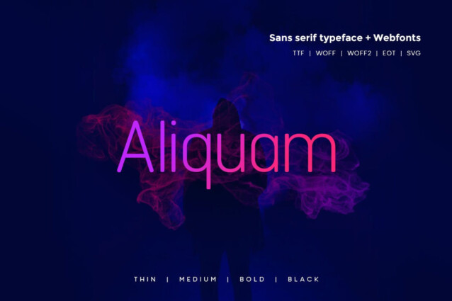Aliquam Font Family - Download Free Font