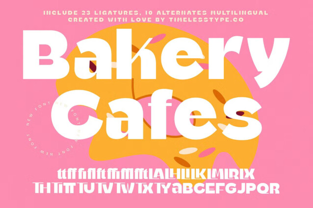 Bakery Cafes Font - Download Free Font