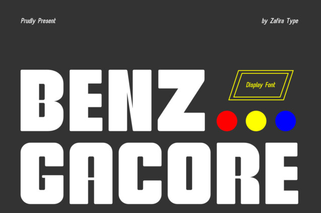 Benz Gacore Font - Download Free Font