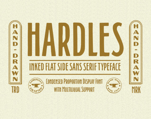 GW Hardles Font - Download Free Font