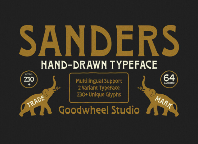 GW Sanders Font - Befonts