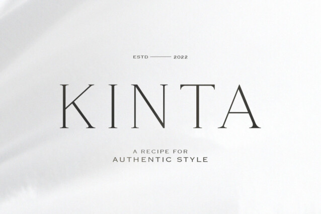 Kinta Font - Befonts