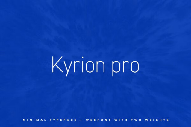 Kyrion Pro Font - Befonts