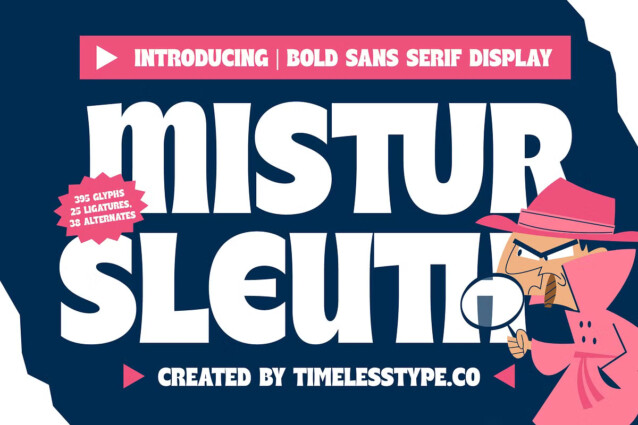 Mistur Sleuth Font - Download Free Font