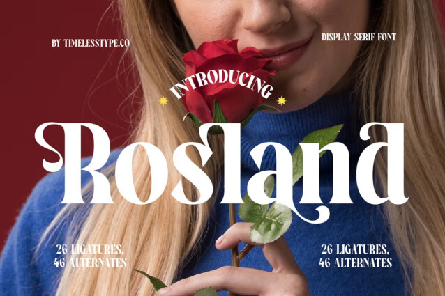 Rosland Font - Download Free Font