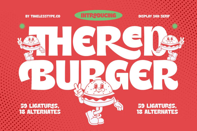 Thered Burger Font - Download Free Font