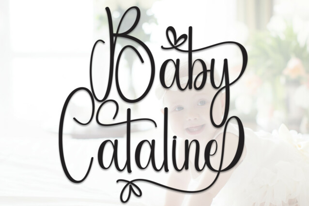 Baby Cataline Calligraphy Font - Befonts