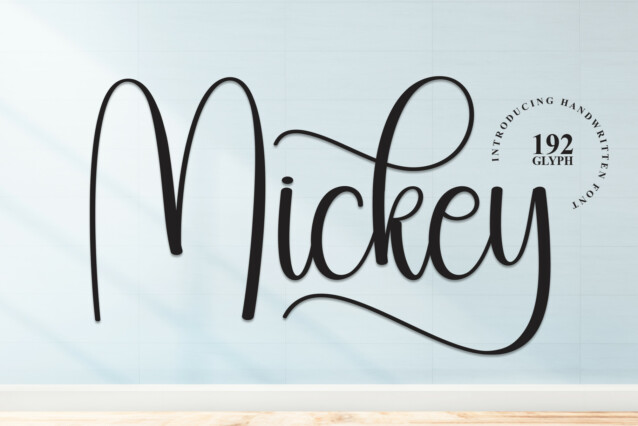 Mickey Script Font - Download Free Font
