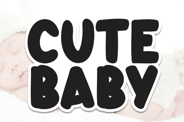 Cute Baby Font - Befonts