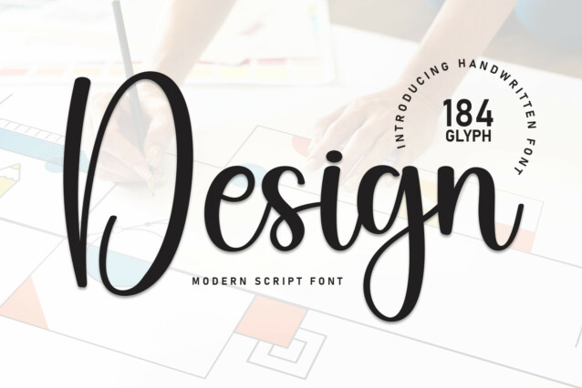 Design Script Font - Download Free Font