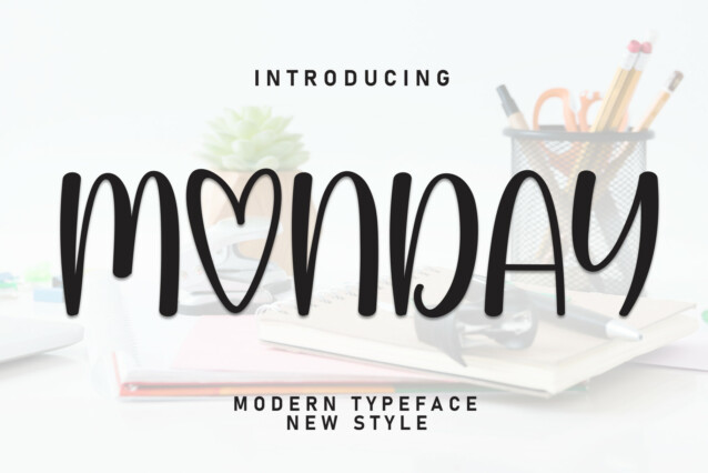 Monday Display Font - Download Free Font