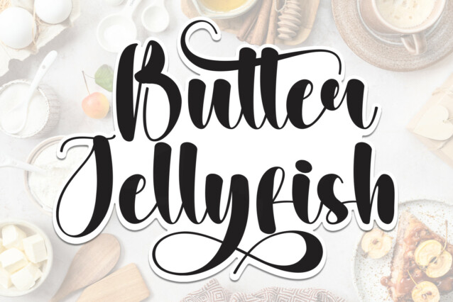 Butter Jellyfish Script Font - Befonts