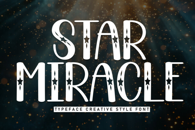 Star Miracle Display Font - Befonts