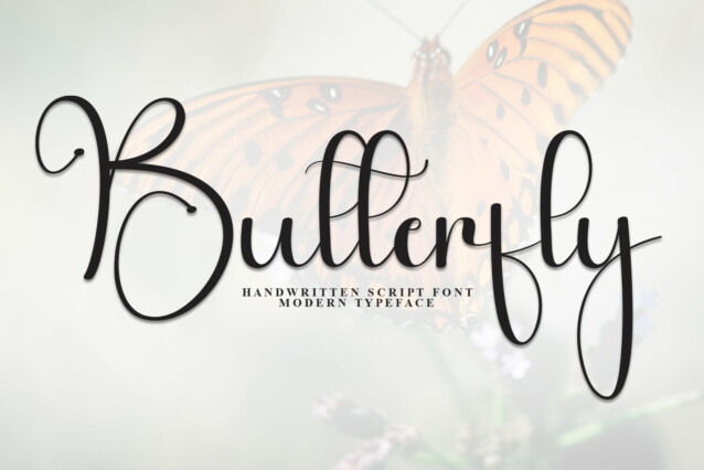 Butterfly Calligraphy Font - Download Free Font