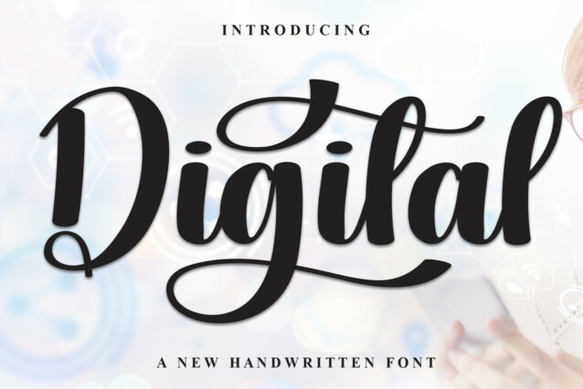 Digital Script Font - Download Free Font