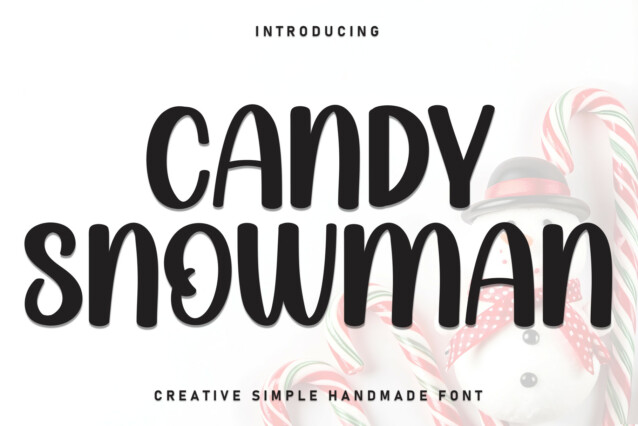 Candy Snowman Display Font - Download Free Font