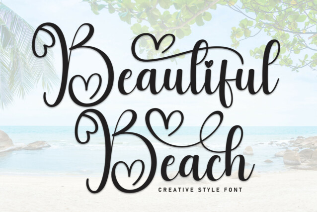 Beautiful Beach Calligraphy Font - Download Free Font