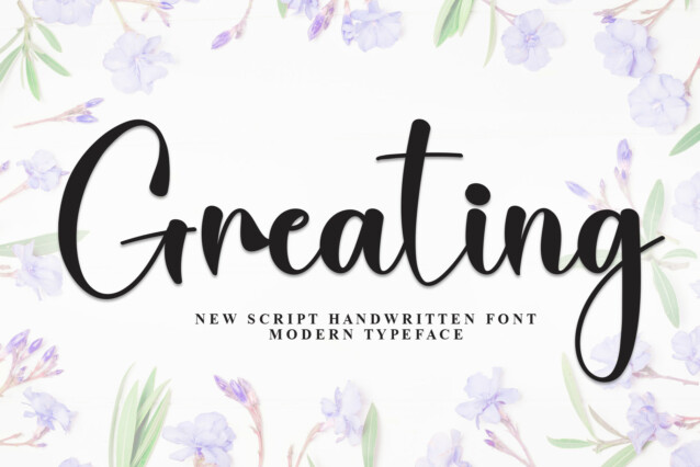 Greating Script Font - Download Free Font