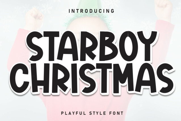 Starboy Christmas Display Font - Befonts