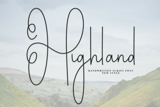 Highland Script Font - Download Free Font