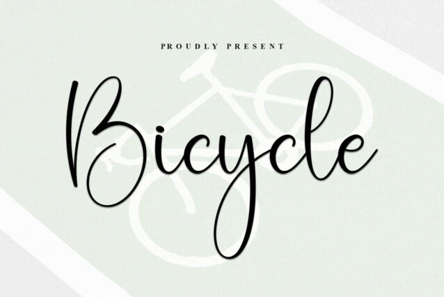 Bicycle Script Font - Download Free Font