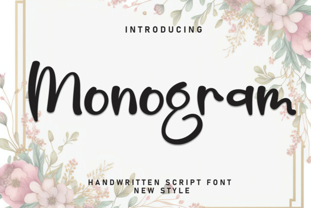 Monogram Display Typeface - Download Free Font