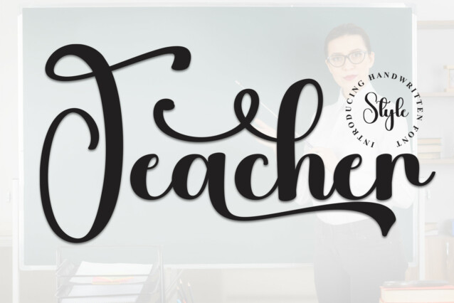 Teacher Script Font - Download Free Font