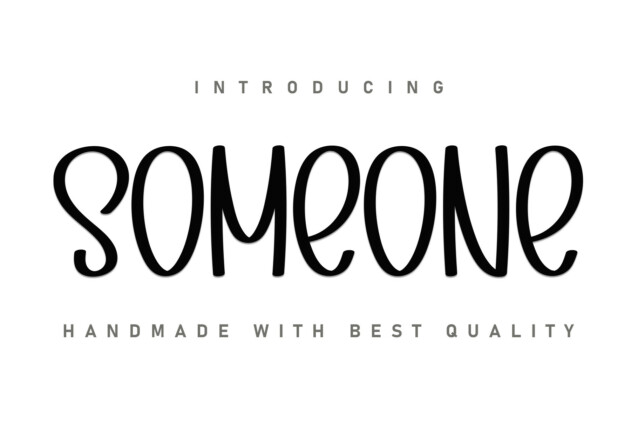 Someone Display Font - Download Free Font