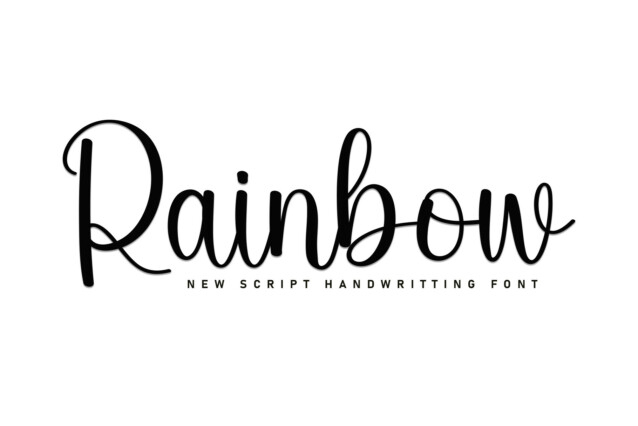 Rainbow Script Font - Download Free Font