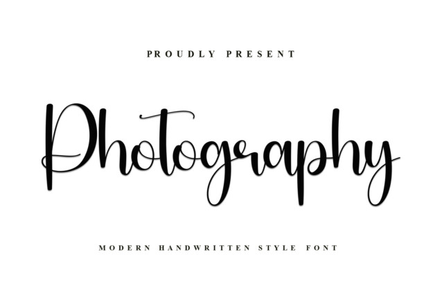 Photography Script Font - Download Free Font