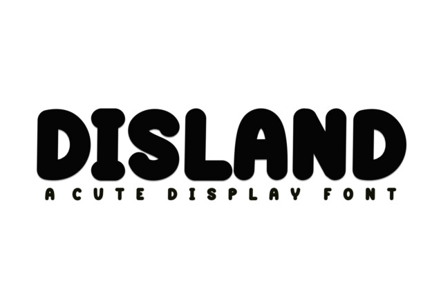 Disland Display Font - Befonts