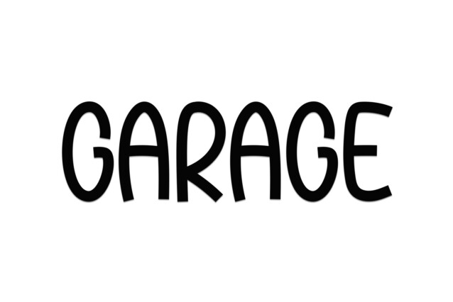 Garage Display Font - Download Free Font
