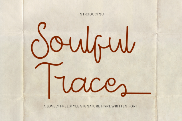 Soulful Trace Script Font - Befonts
