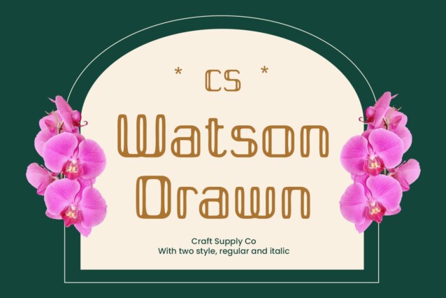 CS Watson Drawn Font - Download Free Font