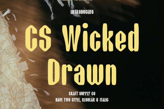 CS Wicked Drawn Font - Download Free Font