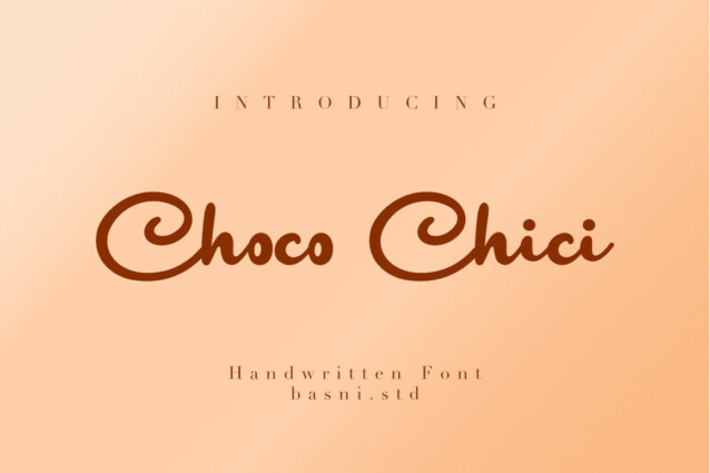 Choco Chici Handwritten Font - Download Free Font