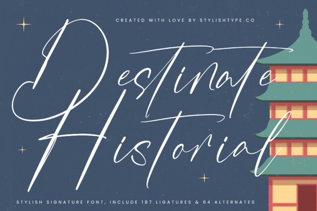 Destinate Historial Font - Download Free Font