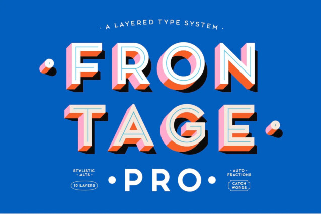 Frontage Pro Font Family - Download Free Font