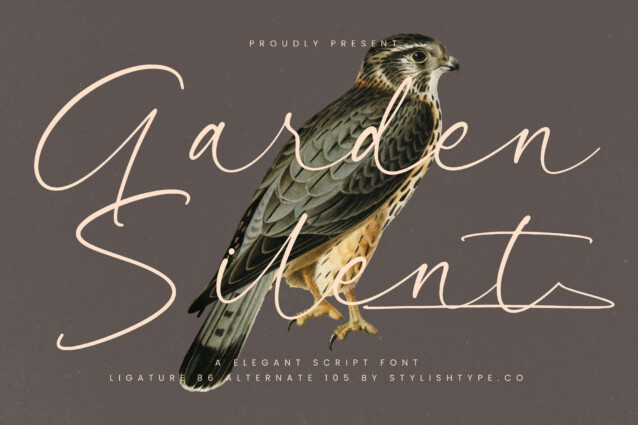 Garden Silent Script Font - Download Free Font