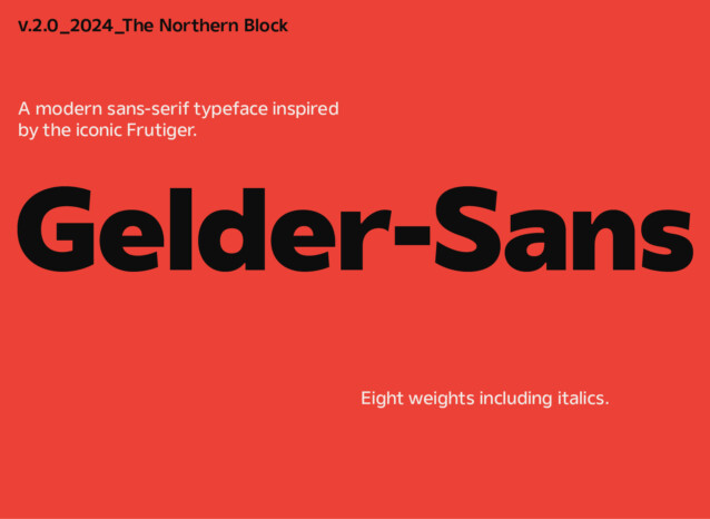 Gelder Sans Font Family - Befonts