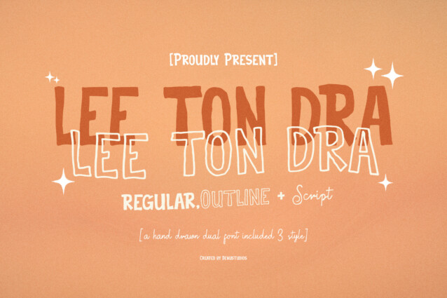 Lee Ton Dra Font - Download Free Font