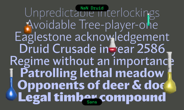 NaN Druid Font Family - Download Free Font
