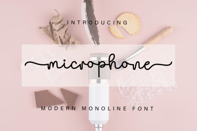 Microphone Script Font - Download Free Font