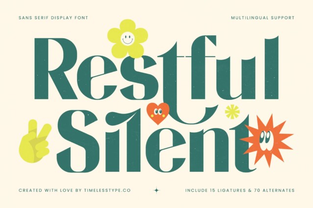 Restful Silent Sans Serif Font - Download Free Font